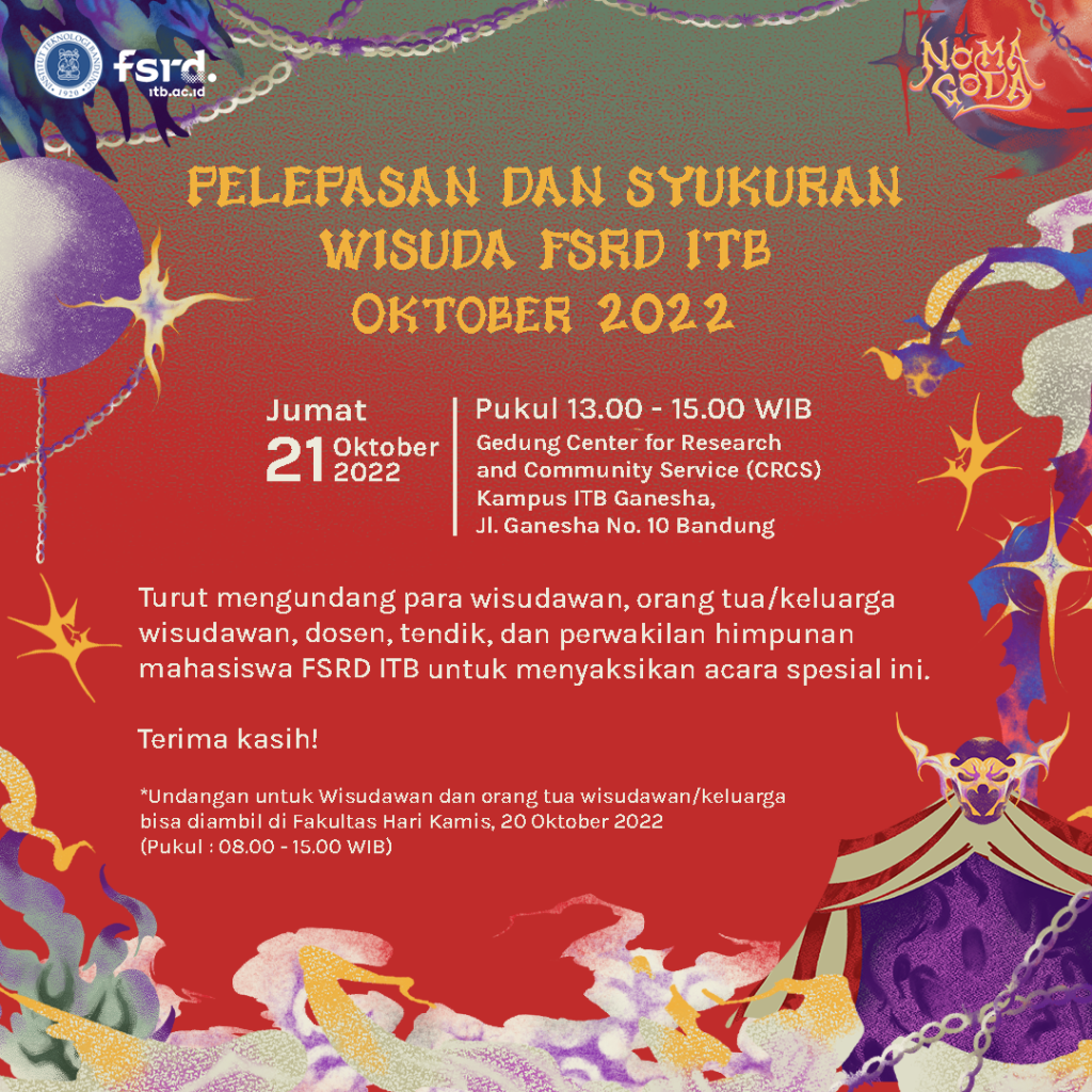 Graduation Celebration Of The Faculty Of Art And Design ITB October ...